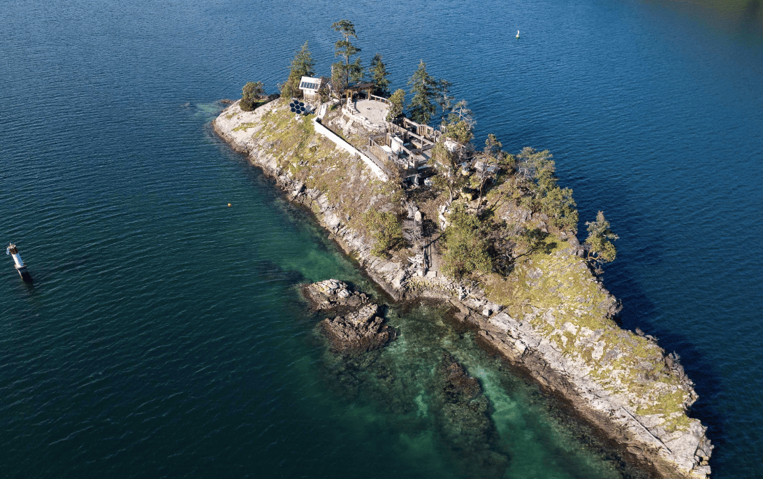 Off-grid private island in BC hits the market for just over $800K