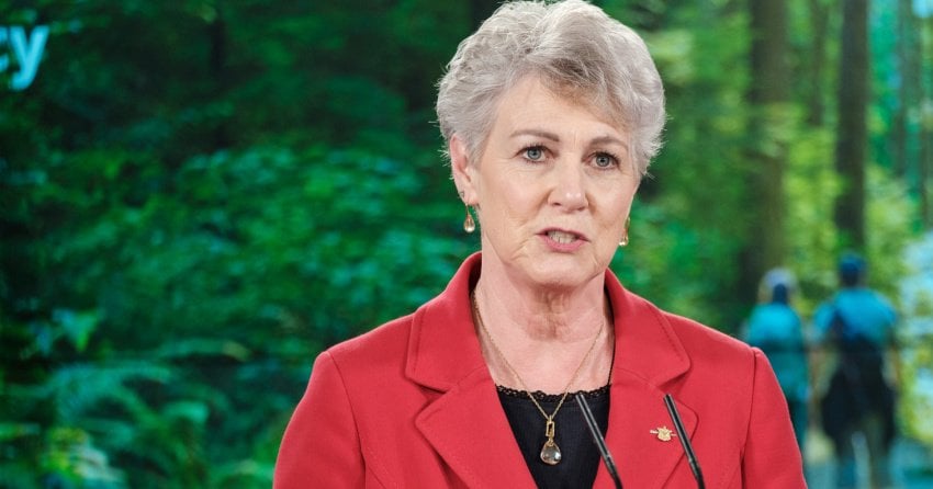 Minister Katrine Conroy allegedly knocked to the ground near BC Legislature