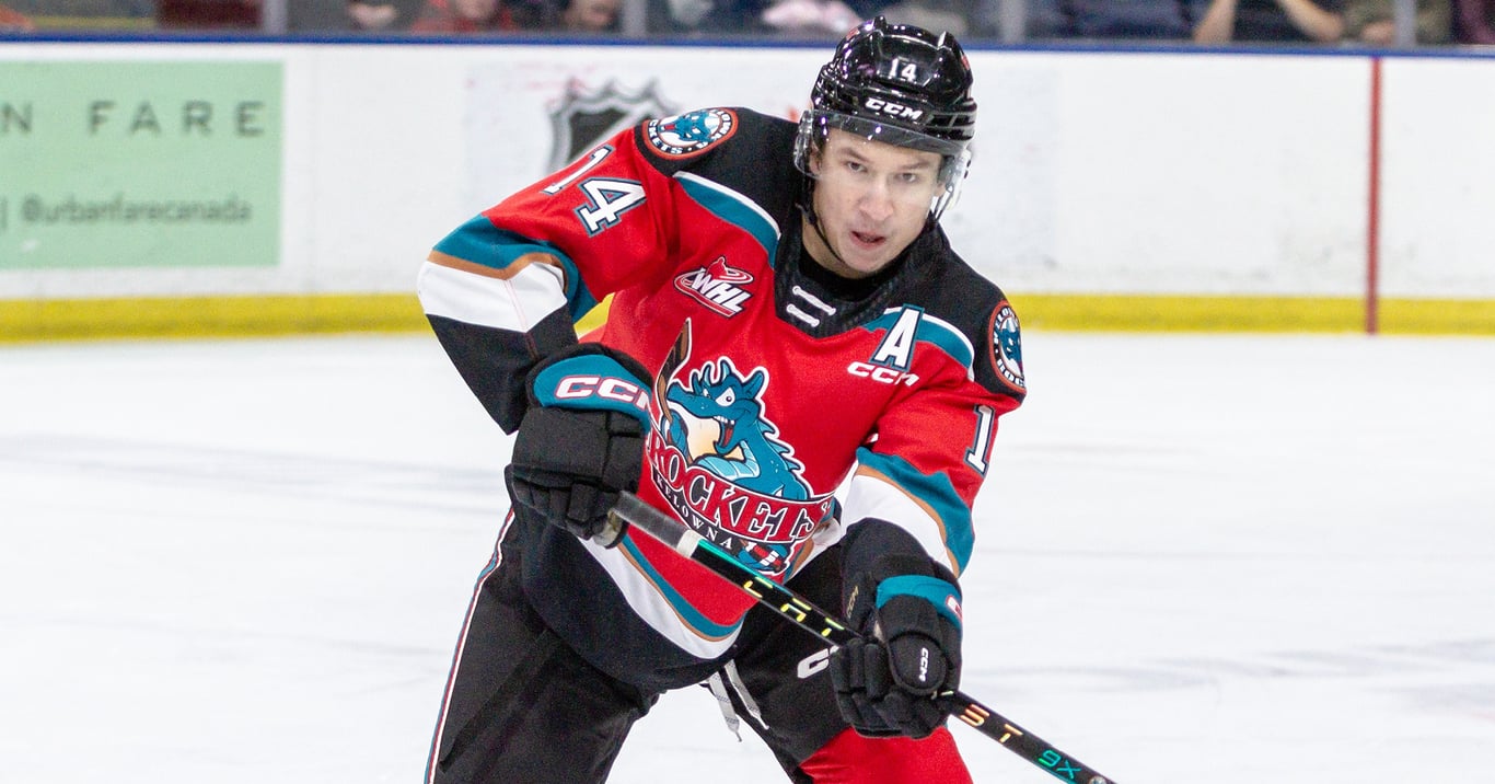Rockets ship defenceman Elias Carmichael to Rebels