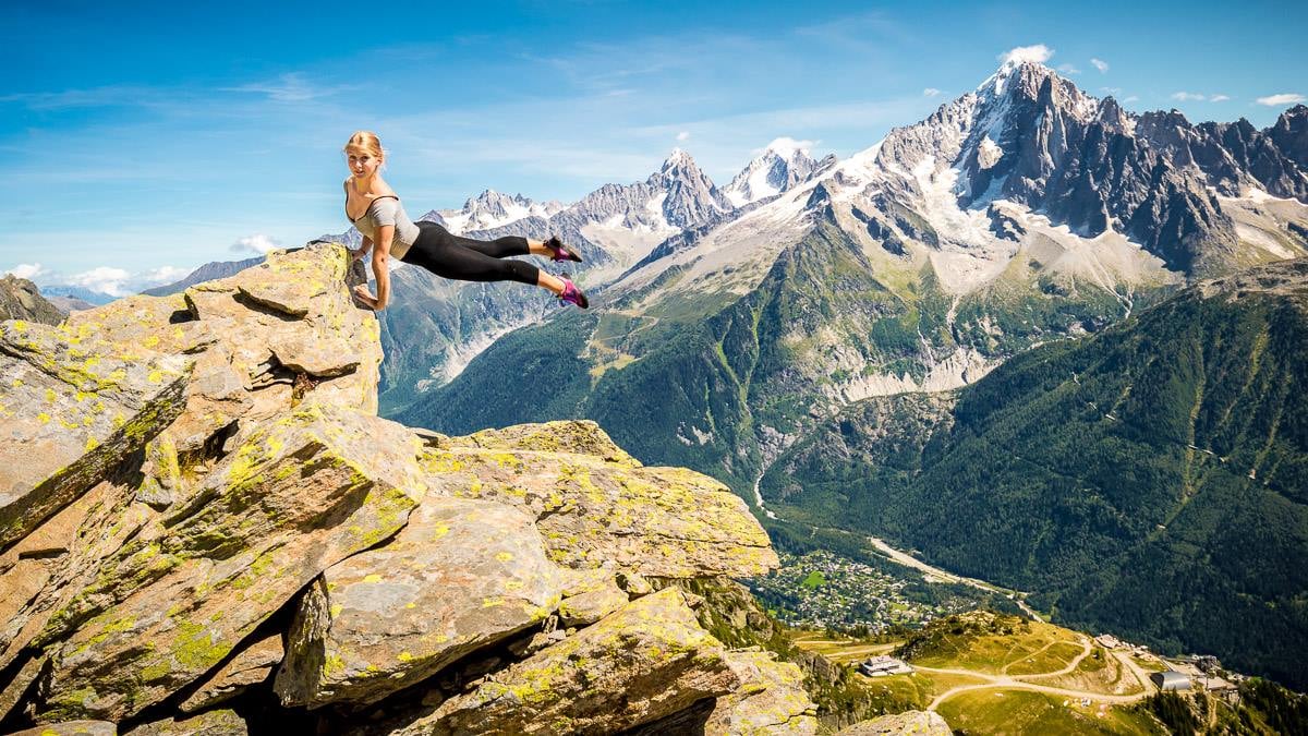 Ballerina Dancing Across Mountain Top Makes for Breathtaking Photos
