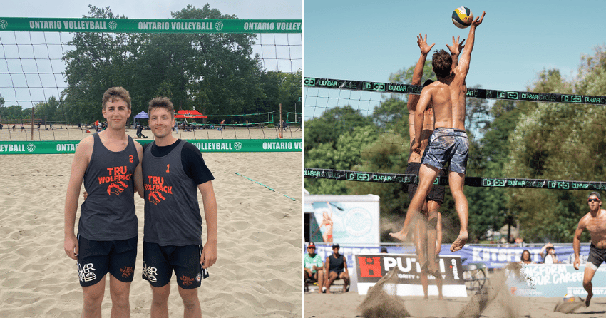 WolfPack men’s volleyball player heads to the beach