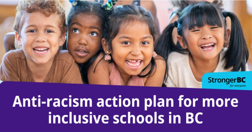 BC launches K-12 Anti-Racism Action Plan