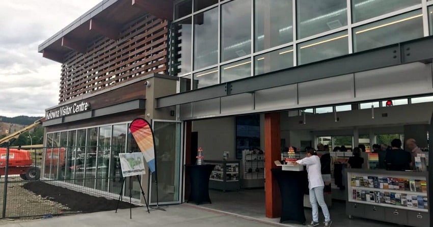 VIDEO: Kelowna's new waterfront visitor centre is officially open