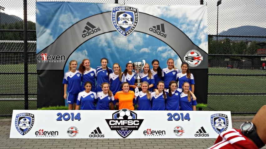 Okanagan Girls Win Gold at Coquitlam Soccer Tournament