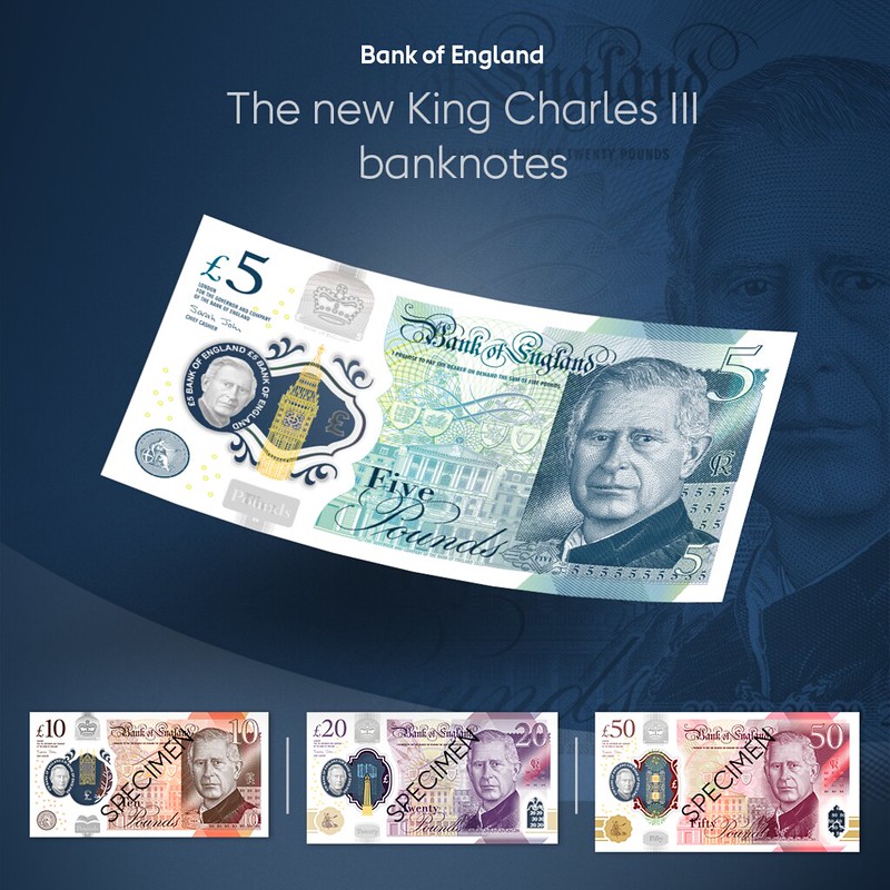 The Bank of England has unveiled the new King Charles III banknotes