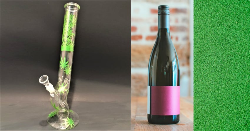 Protect your bong or your wine bottle with this inflatable bag