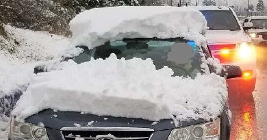 'Expensive lesson': Impaired BC driver busted because of excessive snow ...