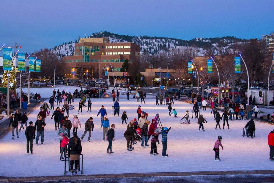 The Stuart Park ice rink is opening early