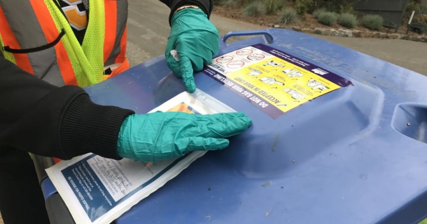 RDCO Waste Reduction Ambassadors, cart checks returns for the 6th year