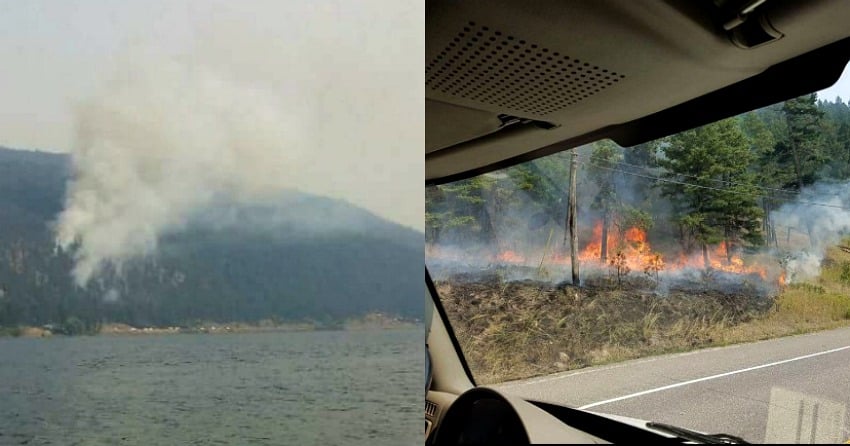 UPDATE: South Monte Lake fire being held at 3.9 hectares