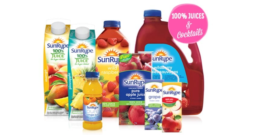 $80M agreement entered to sell Sun-Rype to Quebec based company