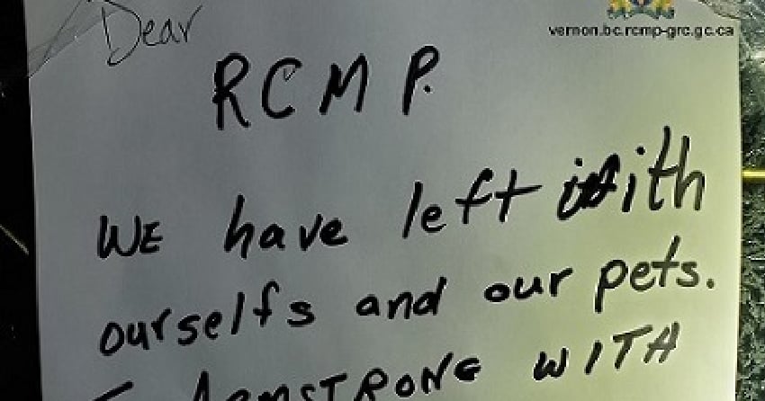 The importance of leaving notes in your evacuation plan