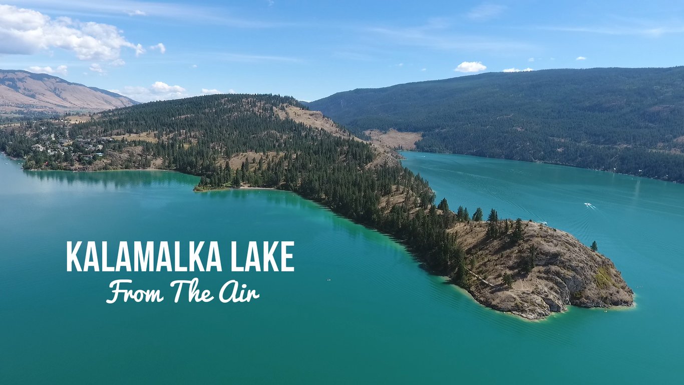 VIDEO: Incredible drone footage from high above Kalamalka Lake