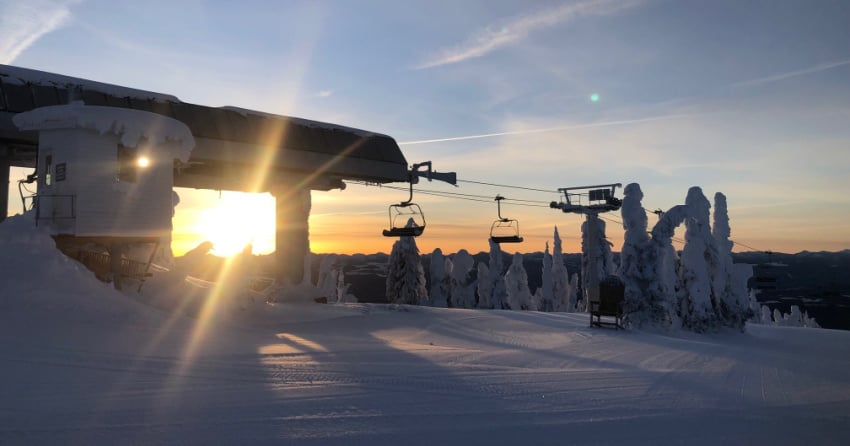 Big White: 10 cm of new snow, more in the forecast