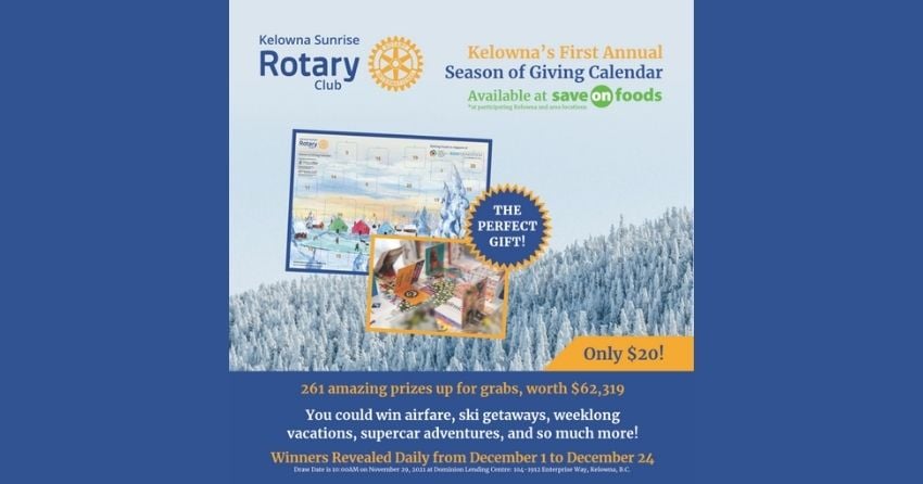 Introducing the Inaugural Rotary ‘Season of Giving Calendar’