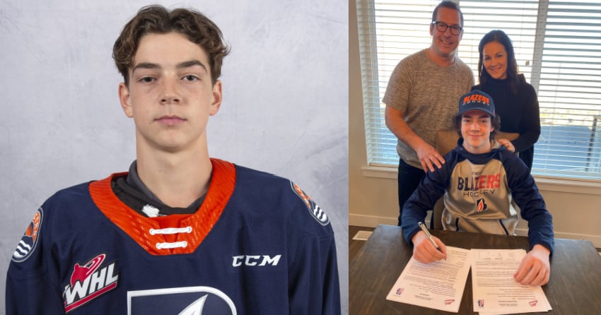 Blazers ink Dylan Sydor, son of former Blazer and NHL standout Darryl ...
