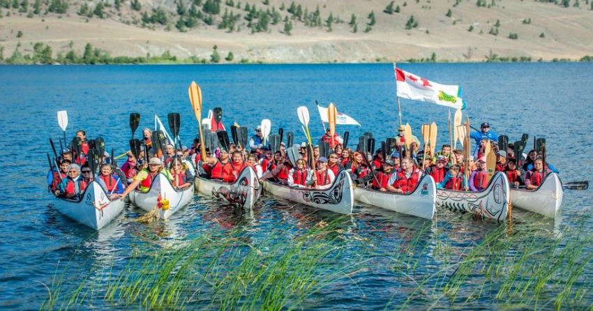 Local RCMP and youths to canoe Okanagan Lake
