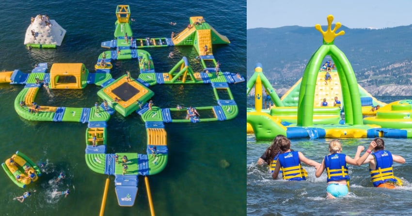 Kelowna’s giant floating playground opens for the summer this week