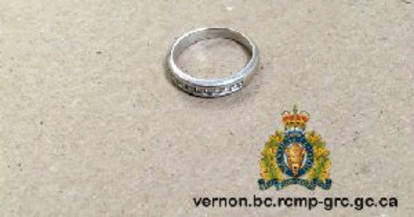 RCMP trying to track down owner of lost wedding ring