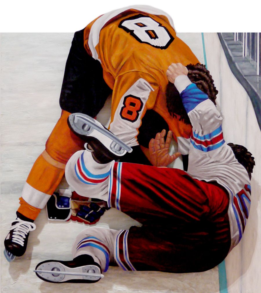 Penticton Artists Hockey Exhibition Taking Over Kelowna Art Gallery