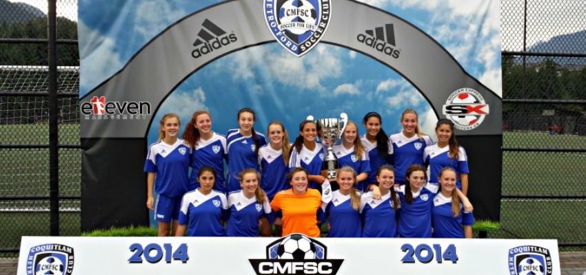 Okanagan Girls Win Gold at Coquitlam Soccer Tournament