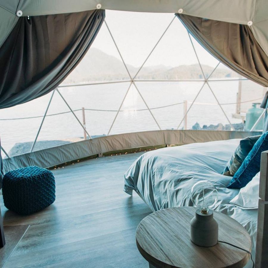 Add these new waterfront camping domes in BC to your bucket list