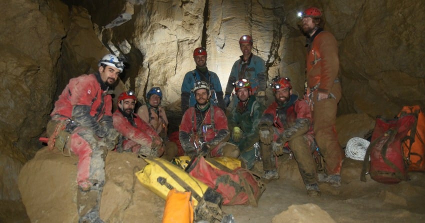PHOTOS: Team of explorers discover the deepest cave in Canada