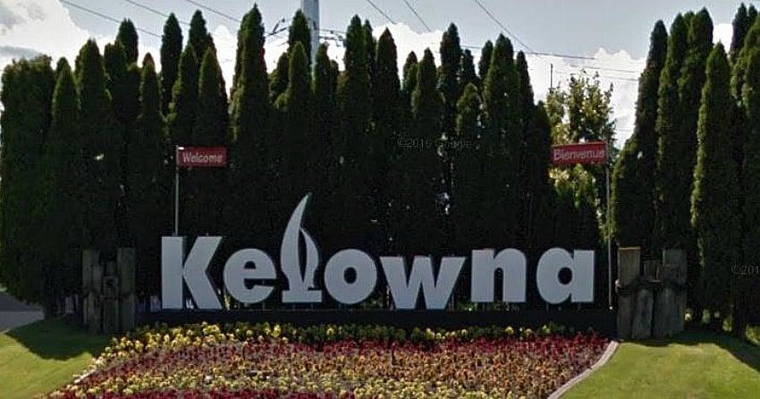 Kelowna's welcome sign is about to come down