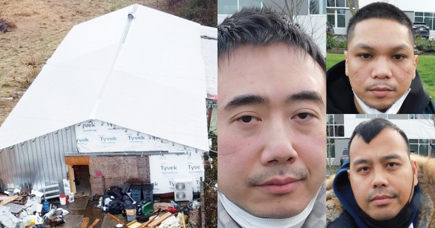 BC RCMP bust 'drug super lab', issue warrants for 3 men