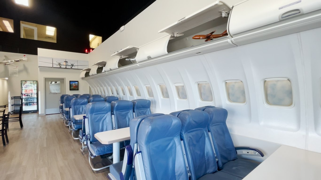 VIDEO: Plane themed cafe opens along Airport Way