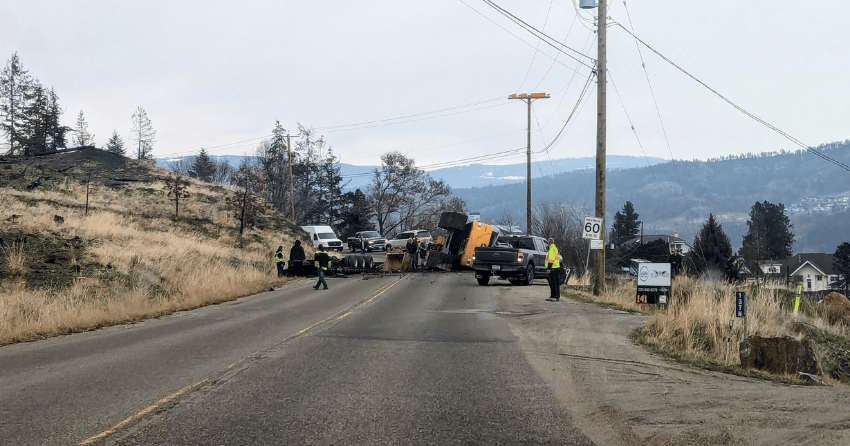 UPDATE: Westside Road reopens to single-lane alternating traffic