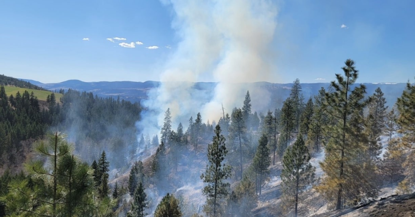 BCWS tackles pair of fires in the Kamloops Fire Centre