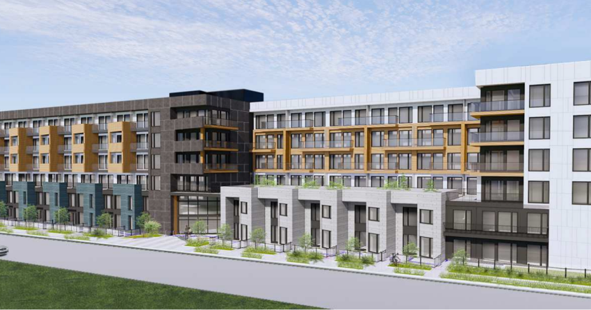 Plans submitted for a nearly 200 unit apartment building on Clement Avenue