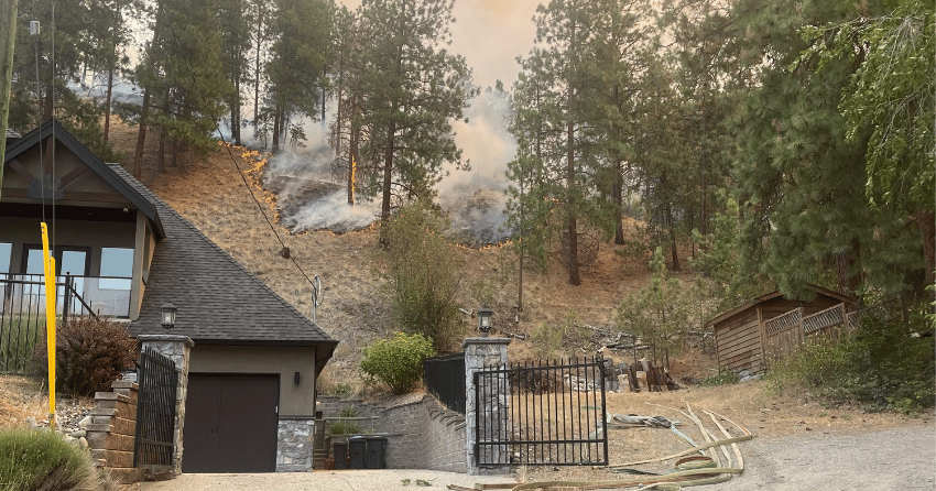 UPDATE: New size estimate for Lake Country fire as wind starts to ease
