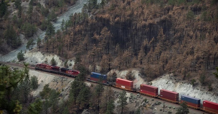 TSB report warns that unnoticed locomotive fires pose wildfire risk