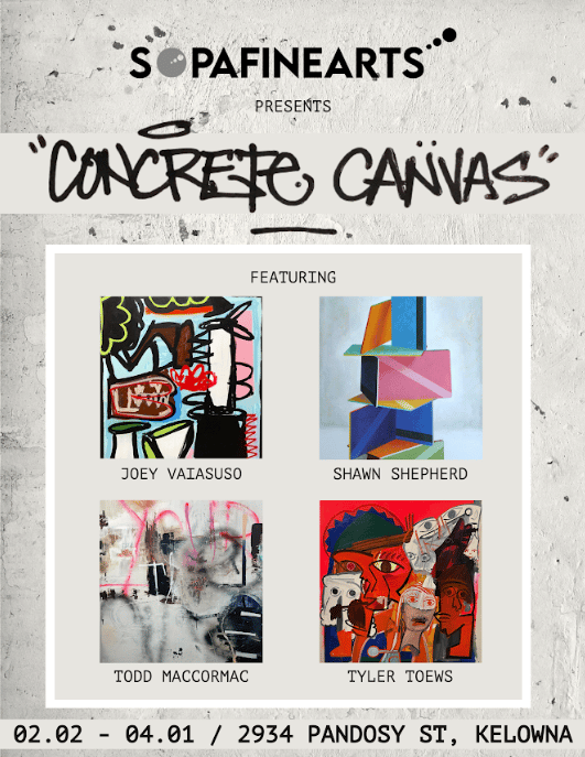 SOPA Fine Arts featuring 4 artists at first exhibition of the year