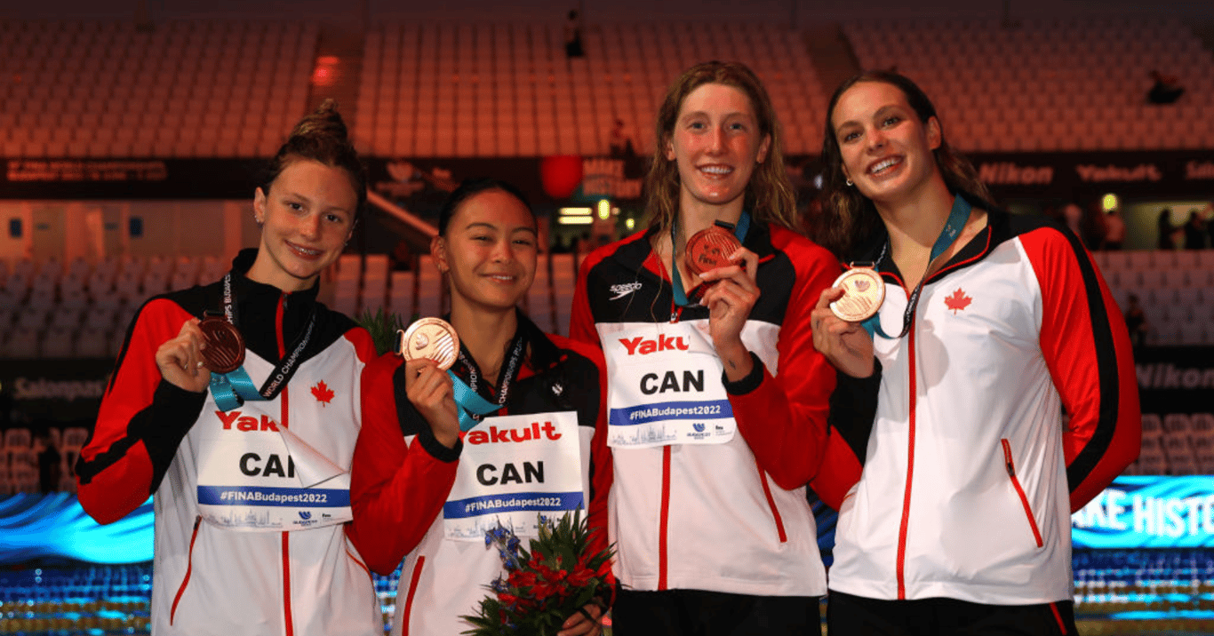 Medal mania for Canadian swimmers at World Championships