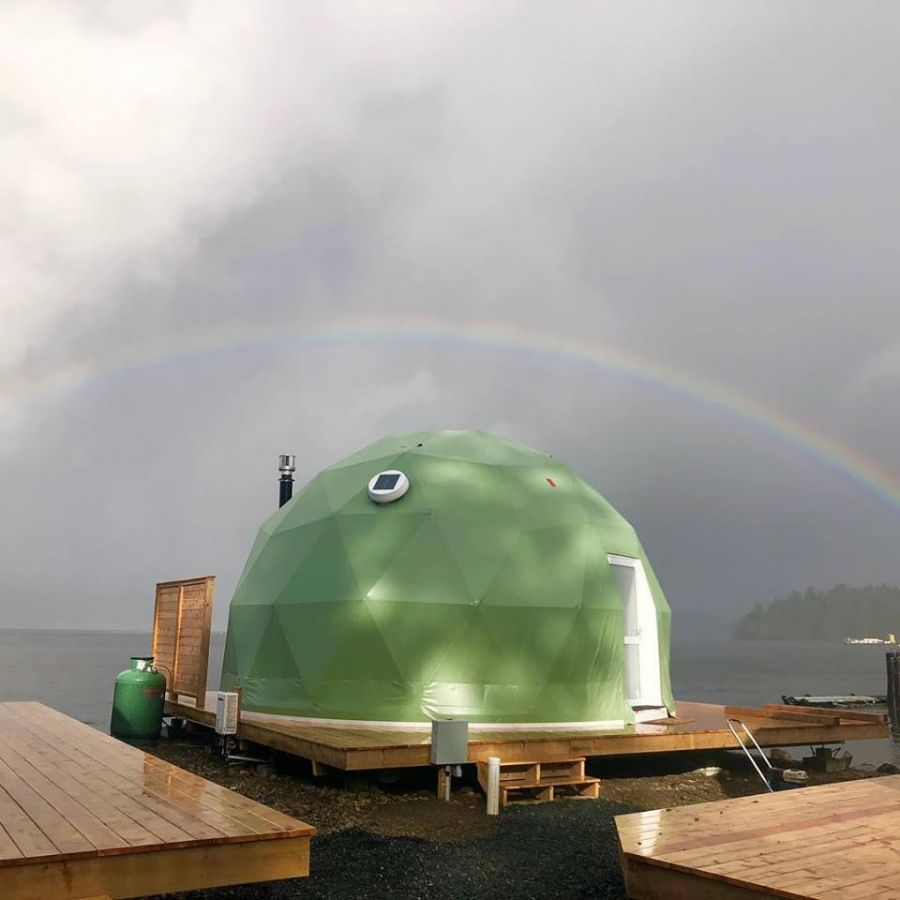Add these new waterfront camping domes in BC to your bucket list