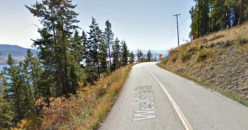 A section of Westside Road will close tonight