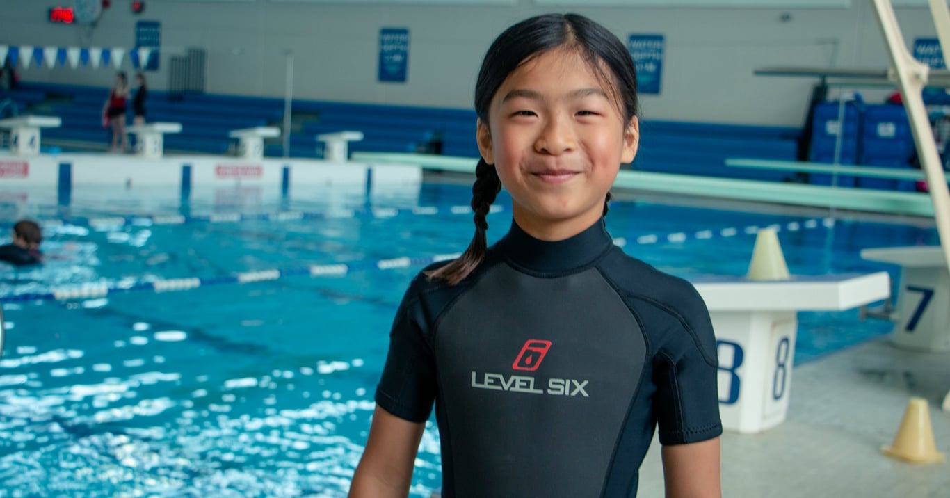 9-year-old training for swim across Okanagan Lake