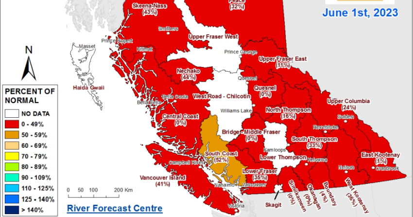 High risk of drought in Kelowna, Penticton following 'hottest May on ...
