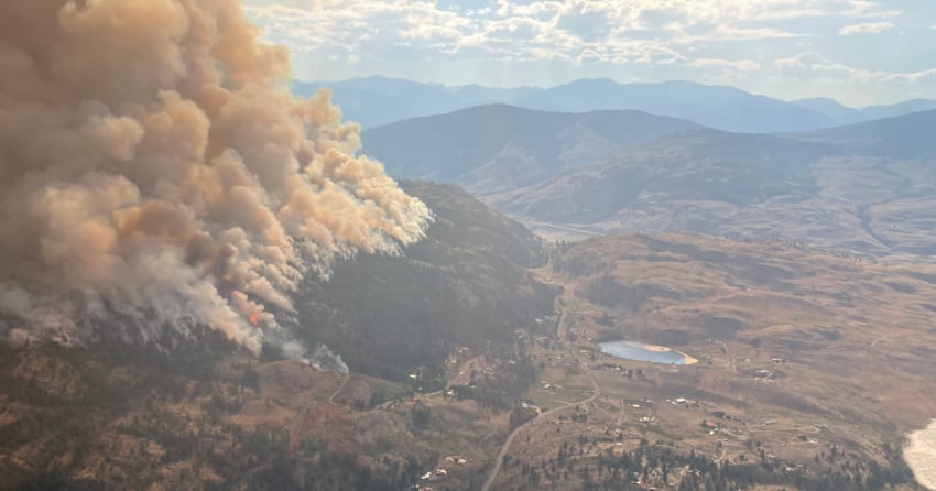 PHOTOS: Planned burns credited as reason Osoyoos wildfire is now held