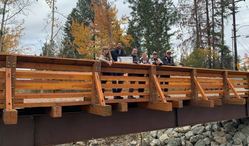 New bridge connects Gordon and Raymer thanks to $14,000 contribution