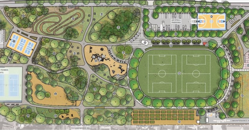 Updated design for future Kelowna park features several exciting additions