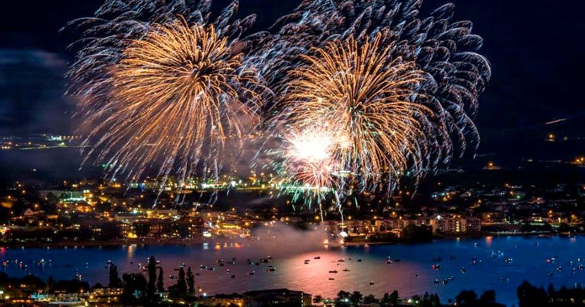 8 spots where you can see Canada Day fireworks in the Okanagan