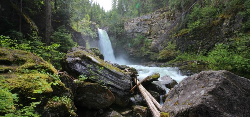 The beautiful sight that is Sutherland Falls