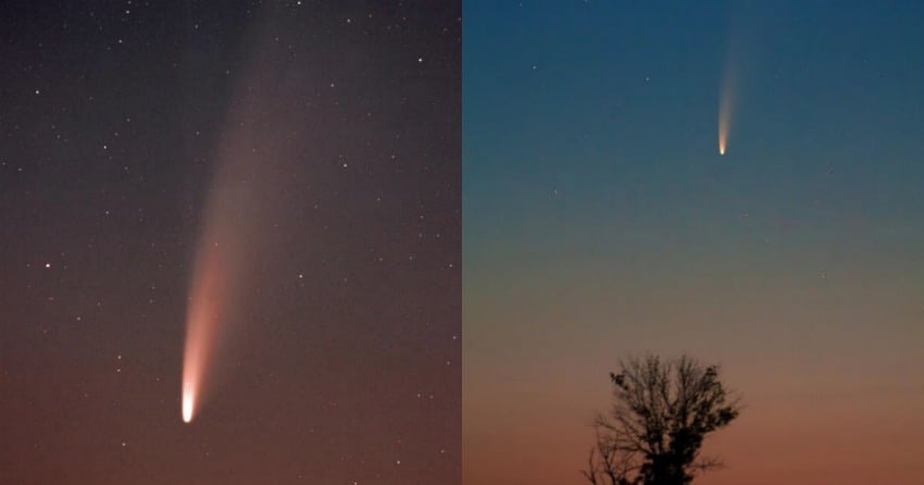 PHOTOS: 'Once in a decade' comet continues to light up the night sky