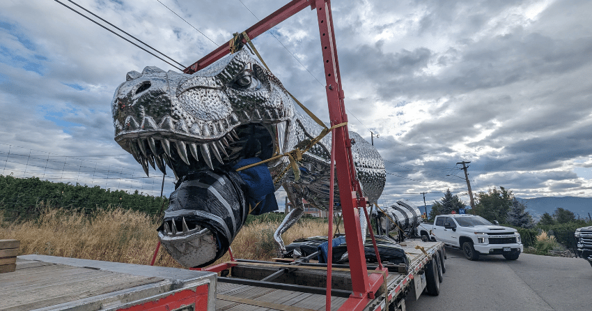 Penticton’s newest T-Rex resident arrives