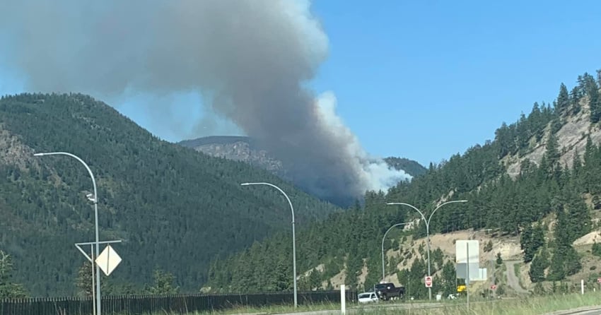UPDATE: Pigeon Creek wildfire near Peachland up to 5 hectares