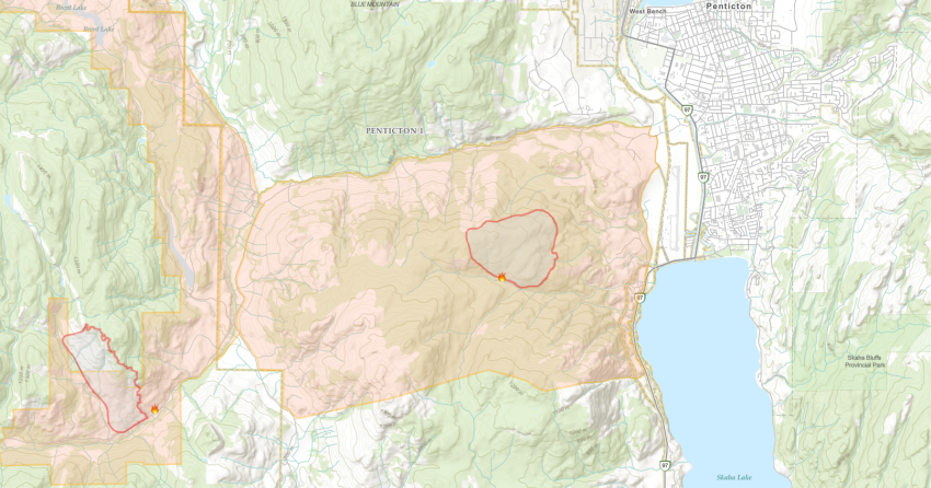 UPDATE: Skaha Creek wildfire now classified as being held